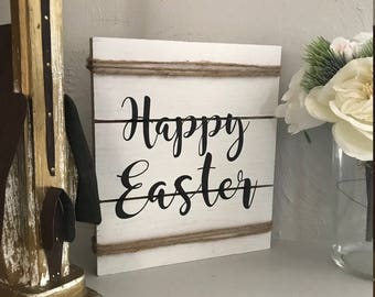 Happy easter sign | Etsy