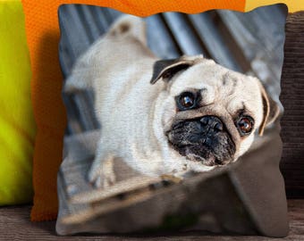 Pug pillow | Etsy