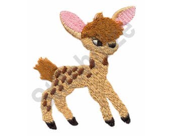 Fawn embroidery | Etsy
