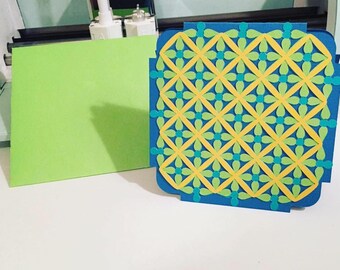 4 Woven Card Suits PDF digital instructions directions