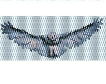 Snowy owl pattern | Etsy