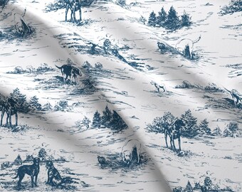 Toile fabric | Etsy