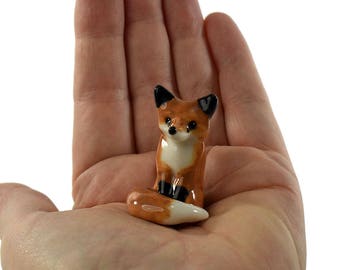 Ceramic fox | Etsy