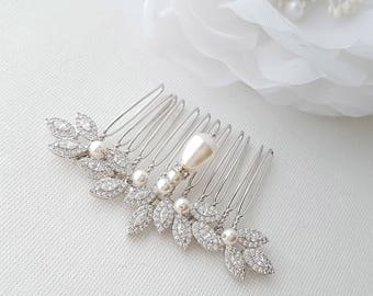 Crystal hair comb | Etsy