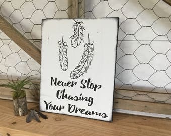 Chase your dreams | Etsy