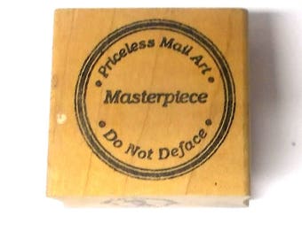 Postal rubber stamp | Etsy