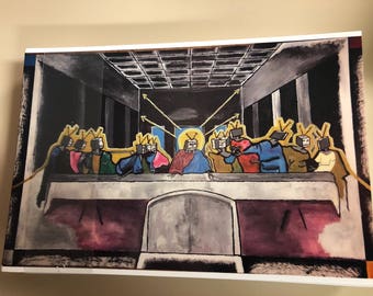 Rap's Last Supper 12x18 print