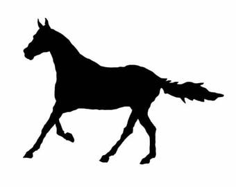 Horse vinyl decal | Etsy