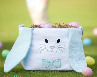 Bunny easter basket | Etsy