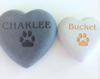 Pet memorial stones | Etsy