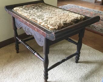 Antique foot stool | Etsy