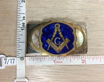 Masonic money clip | Etsy