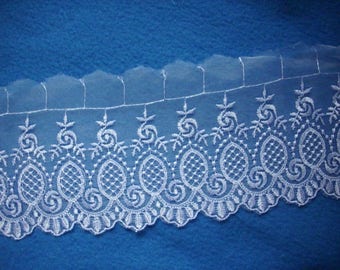 French Style Crochet Cotton Lace Ribbon White Wedding Sewing