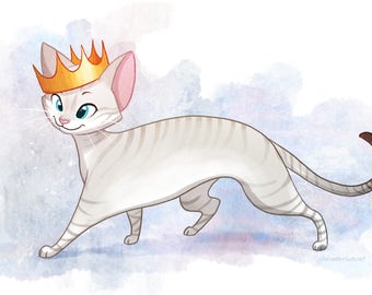 Queen cat | Etsy