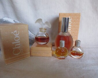 Chloé Eau de Perfume Drawing Print Pen and Ink with Watercolor