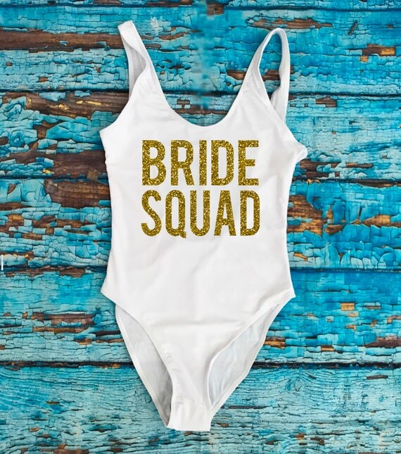Bride Swimwear Squad Swimwear Bridesmaid T Bride Squad