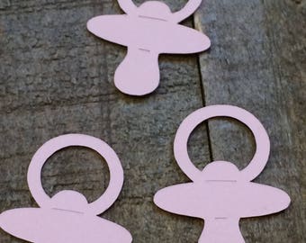 Pink pacifier | Etsy