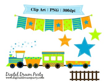 Train clipart | Etsy