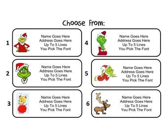 The grinch stickers | Etsy