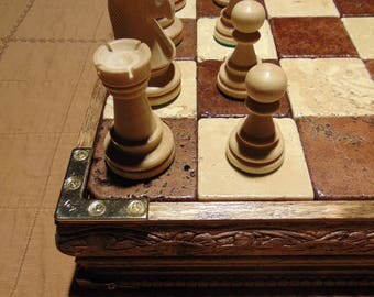 Chess table | Etsy