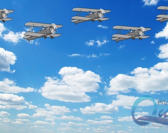 Airplane backdrop | Etsy