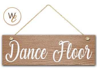 Dance floor sign | Etsy