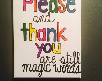 Magic thank you | Etsy