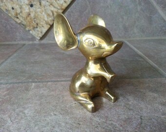 Solid brass mouse | Etsy