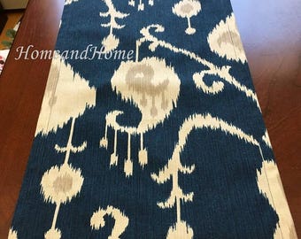 Ikat table runner | Etsy
