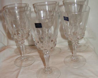 Crystal stemware | Etsy