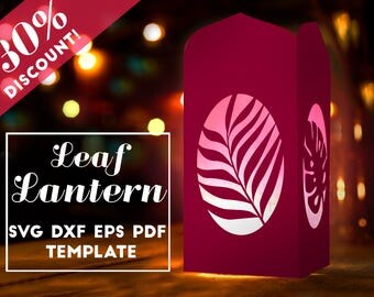 Leaf paper lamp | Etsy