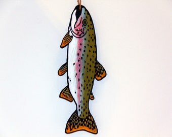 Trout carving | Etsy