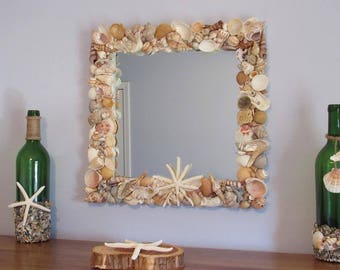 Seashell mirror | Etsy