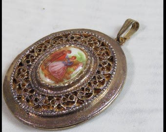 Victorian locket | Etsy