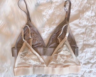Sheer bralette | Etsy