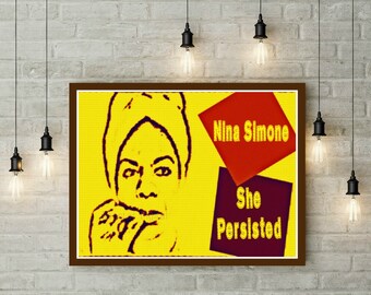 Nina simone poster | Etsy