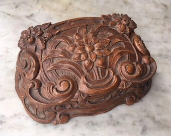 Syroco wood box | Etsy