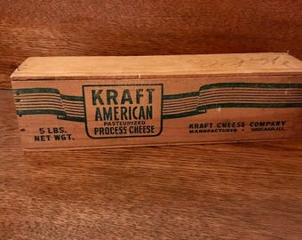 Kraft cheese box | Etsy