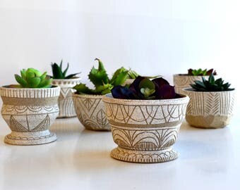 Tribal planter | Etsy