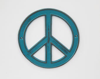 Peace sign wall art | Etsy