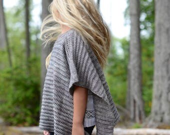 Knitting Pattern Azel Pullover 2 3/4 5/7 8/10 11/13