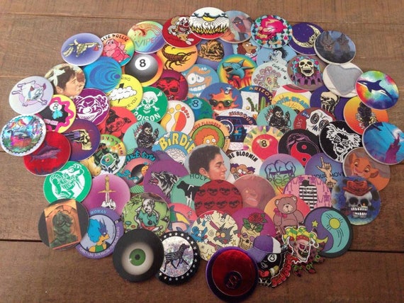 Lot of Vintage POGS 30 POGS 90s Toys and Collectibles