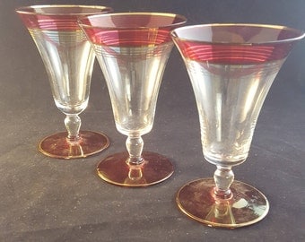 Short stem glasses | Etsy