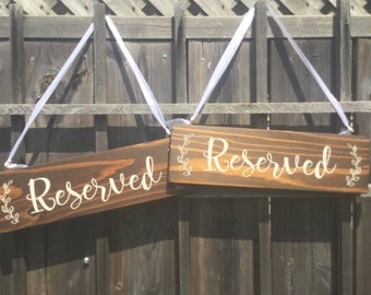 Reserved chair sign | Etsy