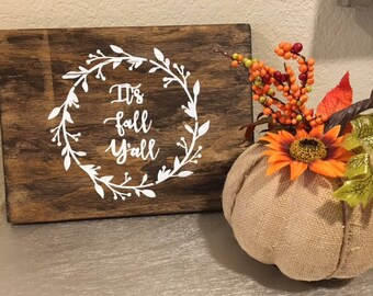 Fall sign | Etsy
