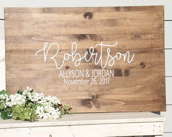 Wood wedding signs | Etsy