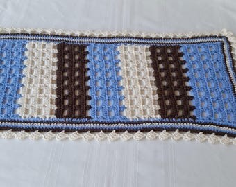 Items similar to MADE TO ORDER Table runner crochet, tablerunner ...