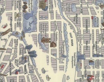 New york city map | Etsy