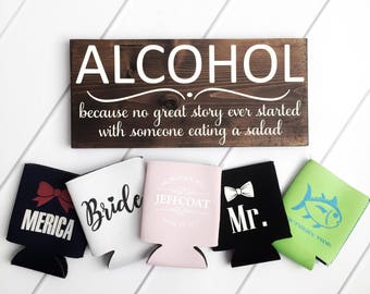 Funny alcohol sign | Etsy
