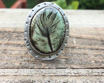 Ceramic feather | Etsy